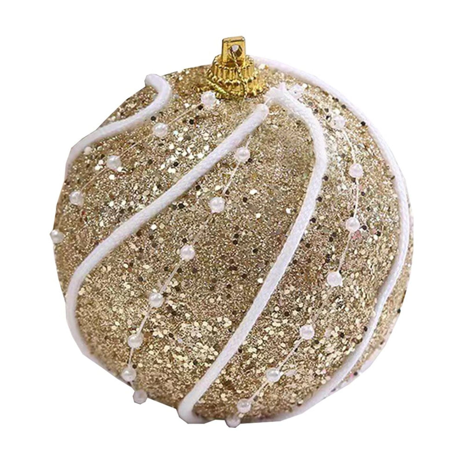 D Christmas Tree Decoration Hanging Irregular Ball Pendant Home Xmas ...