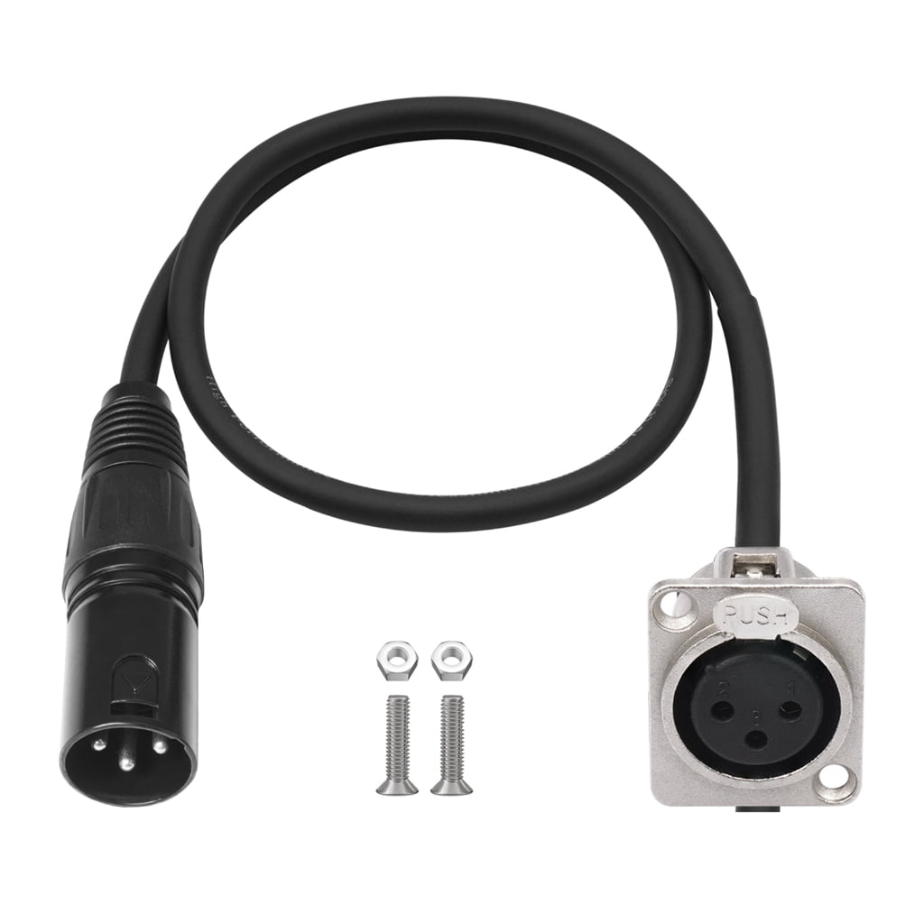 D Collection Cable Panel Feed Through Cable No Soldering Required 24AWG ...