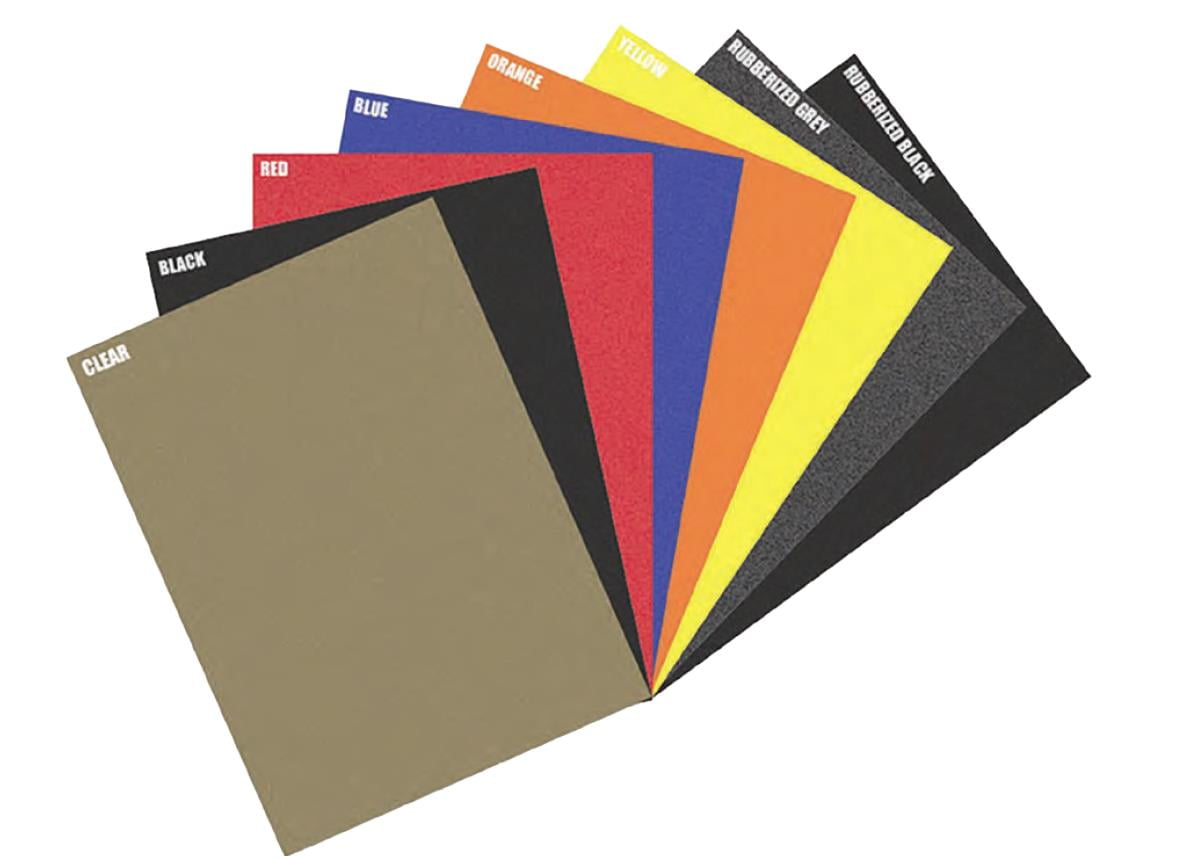 D-Cor 40-80-099 Grip Tape Sheet - 12in. x 18in. - Rubberized - Black ...