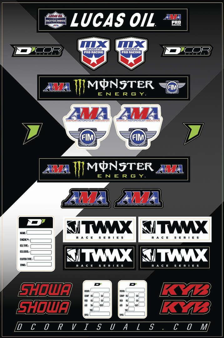 D-Cor 40-90-116 Kids Decal Sheet - Factory Sticker - Walmart.com