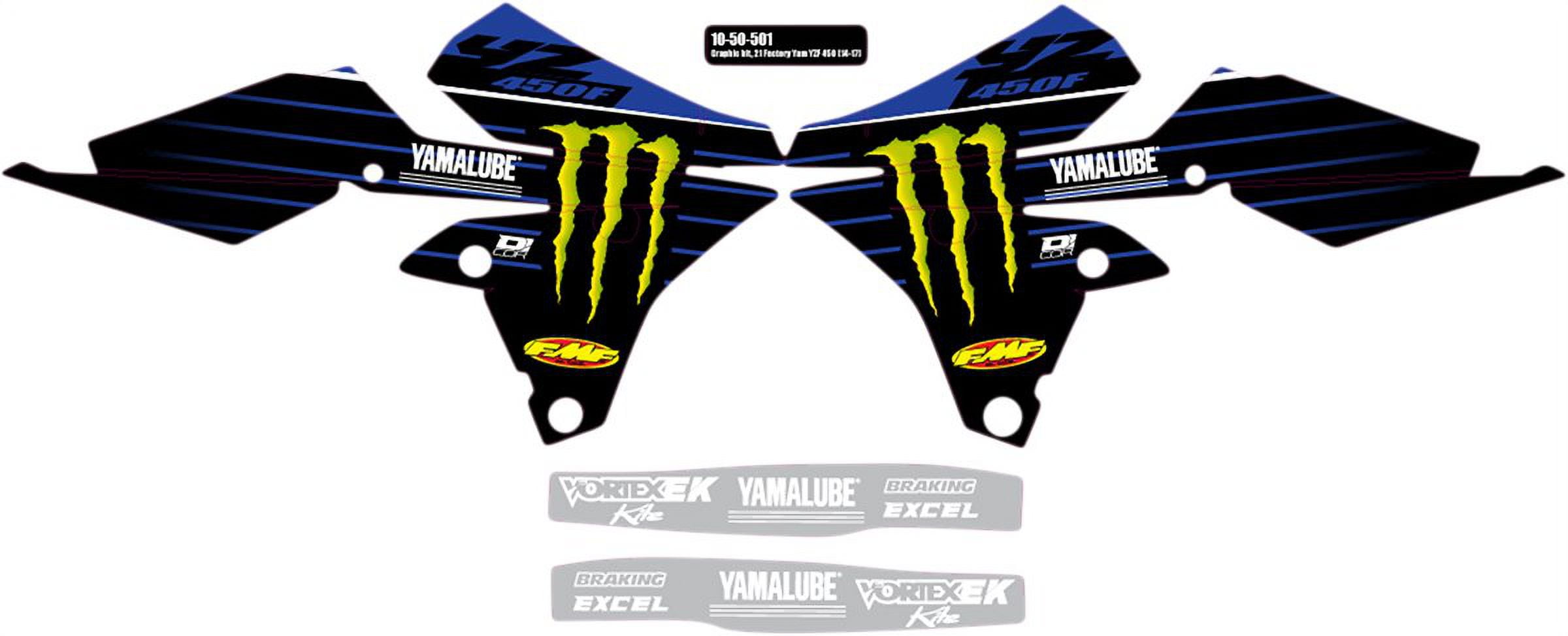 D'Cor Visuals '21 Monster Star Yamaha Graphics Kit (10-50-501 ...