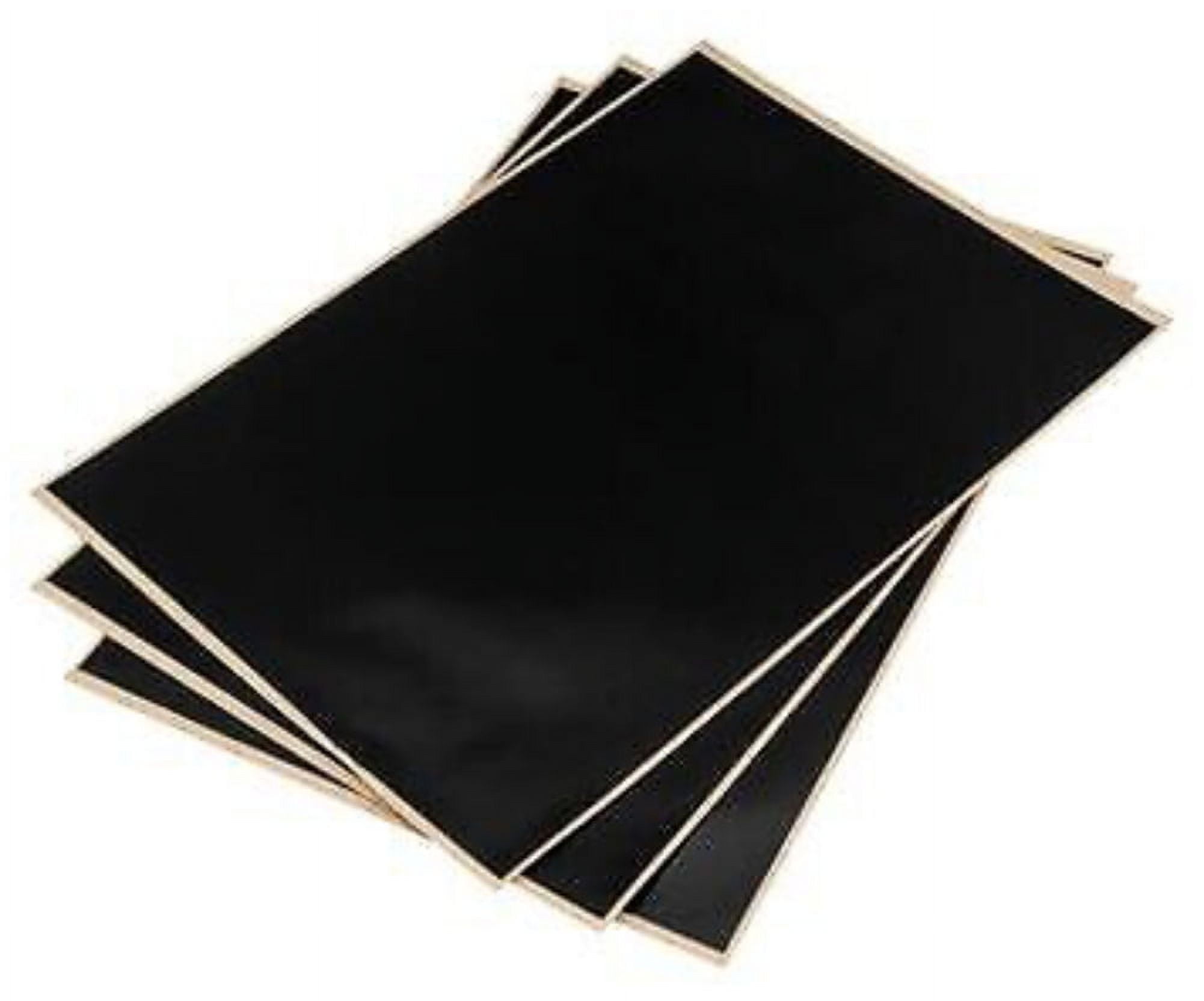 D'Cor Visuals Black Background Stickers - 3 Sheets of 12" x 17" (40-80 ...