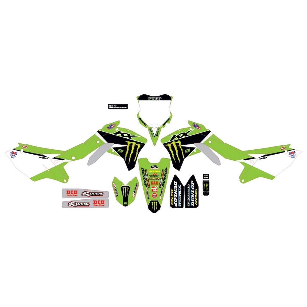 D'Cor Visuals Complete Graphics Kit '22 Monster Energy, White ...
