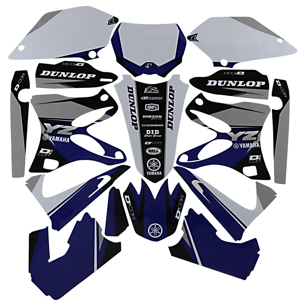 D'Cor Visuals Complete Graphics Kit COR9 Yamaha, White Background ...