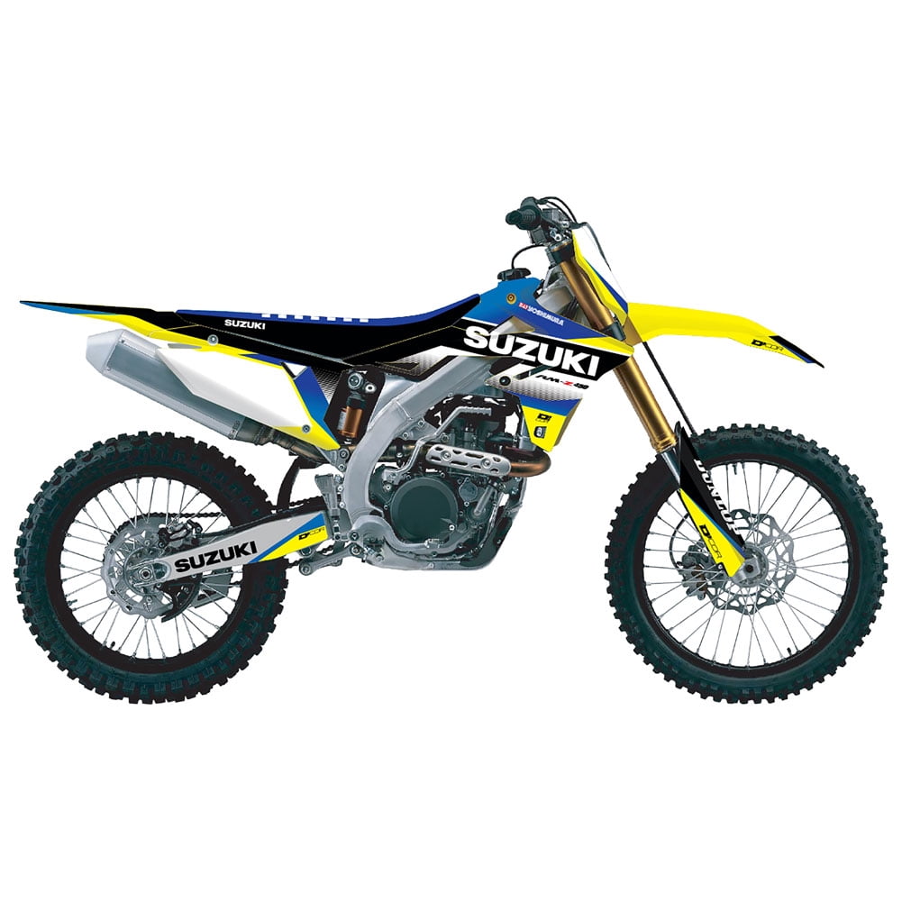D'Cor Visuals Complete Graphics Kit Suzuki WORKS, White Background ...