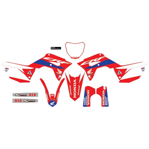 D'Cor Visuals Honda HRC Graphics Kit (20-10-921) - Walmart Business ...