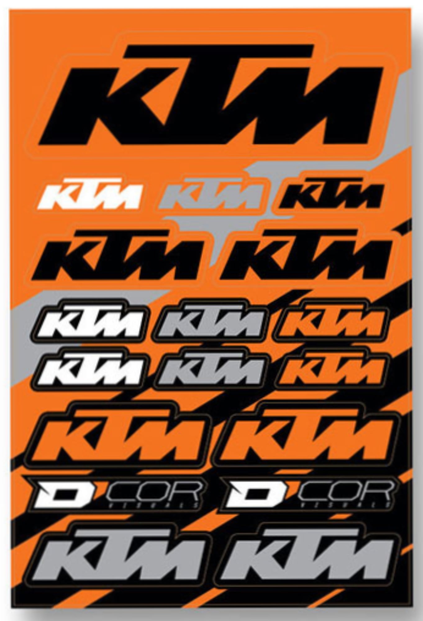 D'Cor Visuals KTM Cor2 Decal Sheet (40-30-101) - Walmart.com