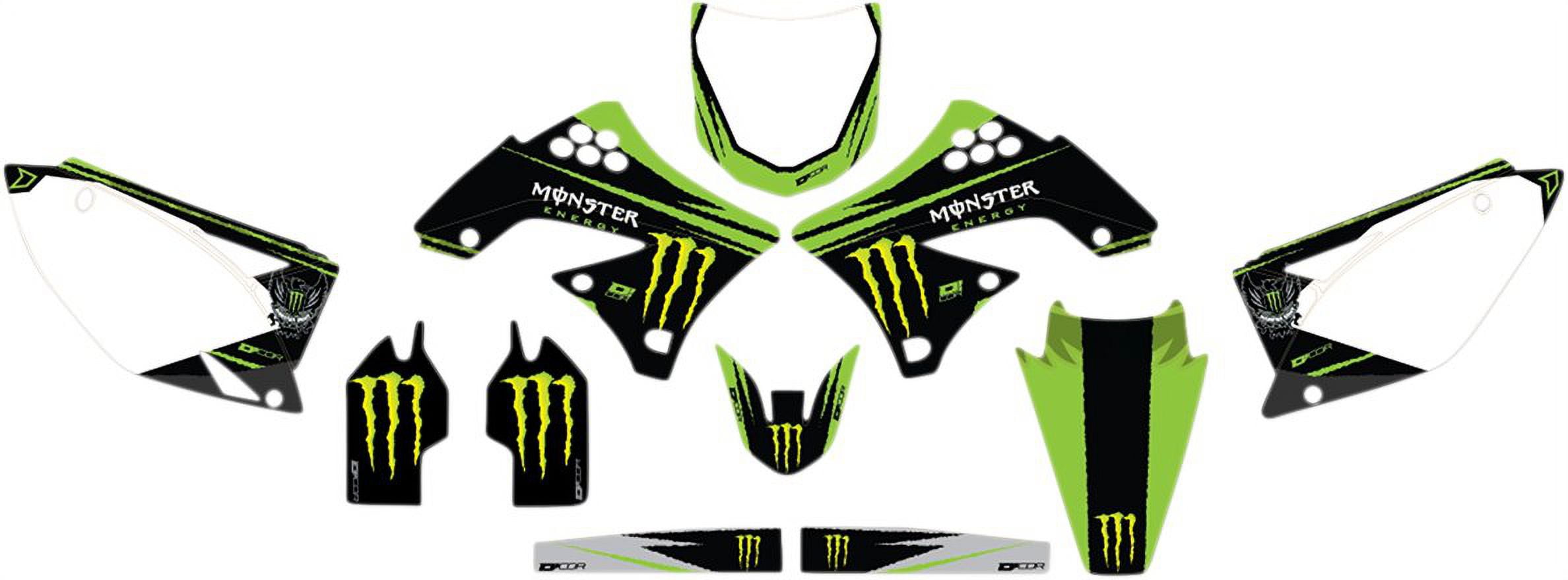 D'Cor Visuals Kawasaki Monster Energy Graphics Kit (20-20-458 ...