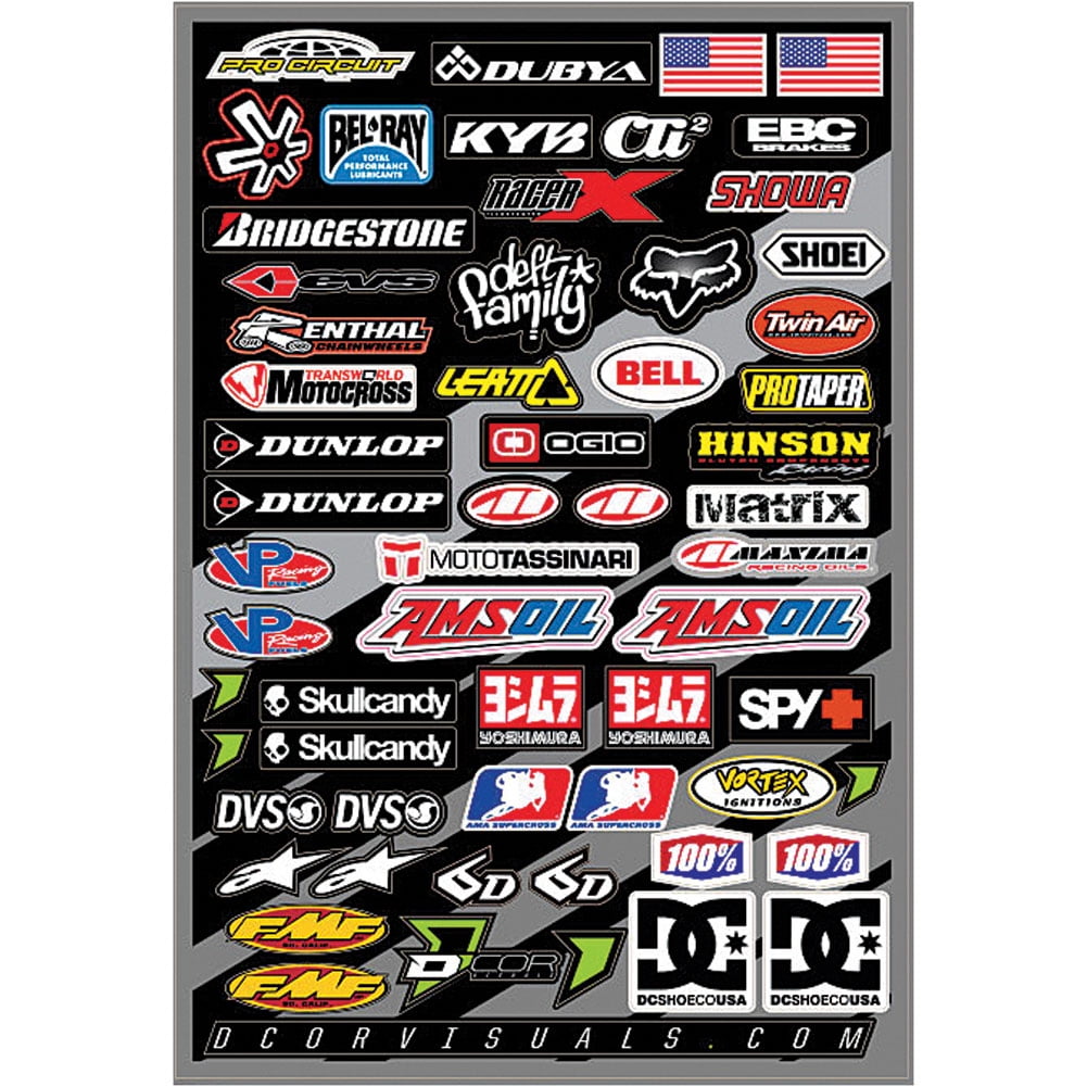 D'Cor Visuals MX Logo Decal Sheet - Walmart.com