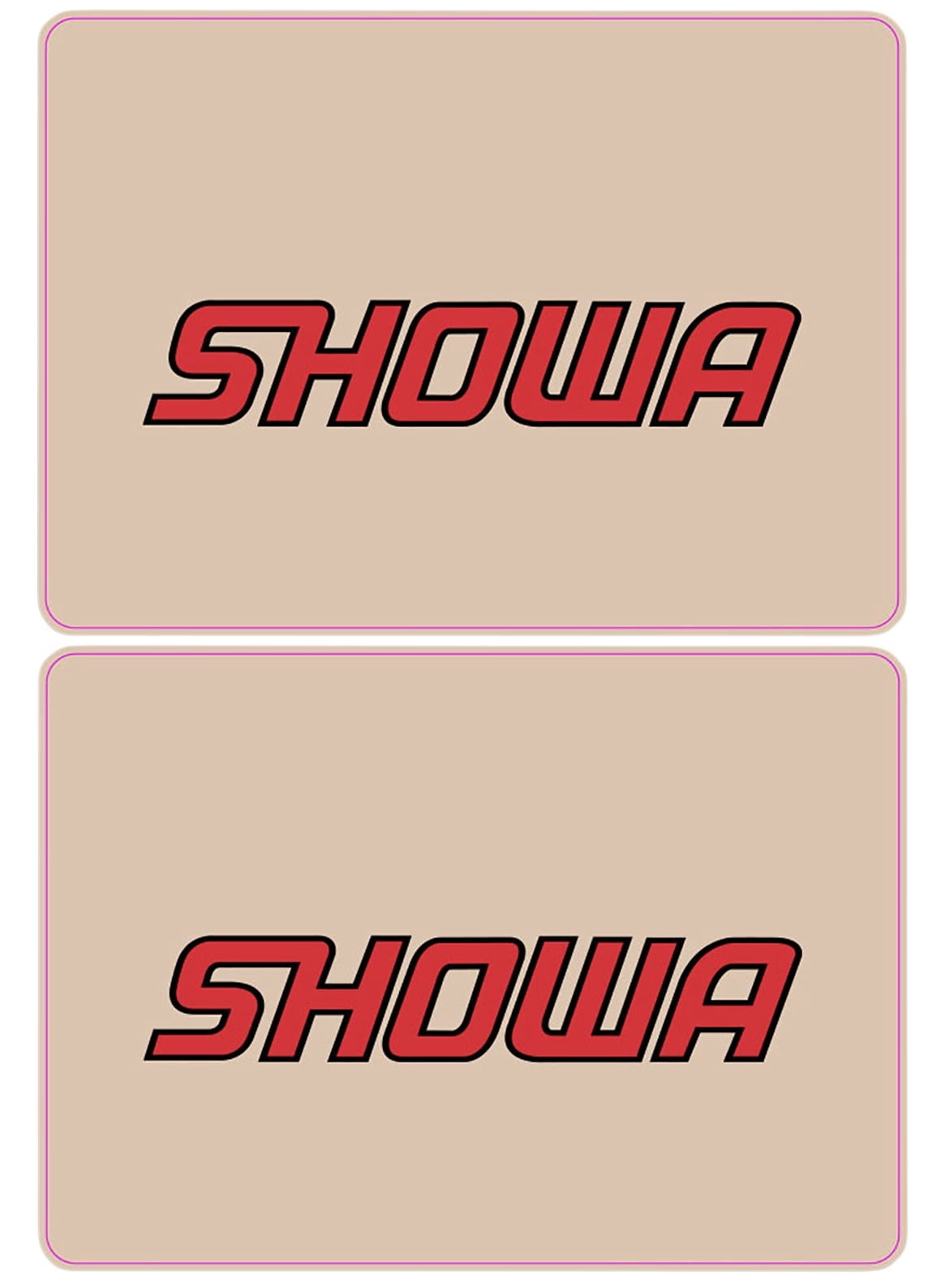 D'Cor Visuals Red Showa Upper Fork Decal 2-Pack (40-80-104) - Walmart.com