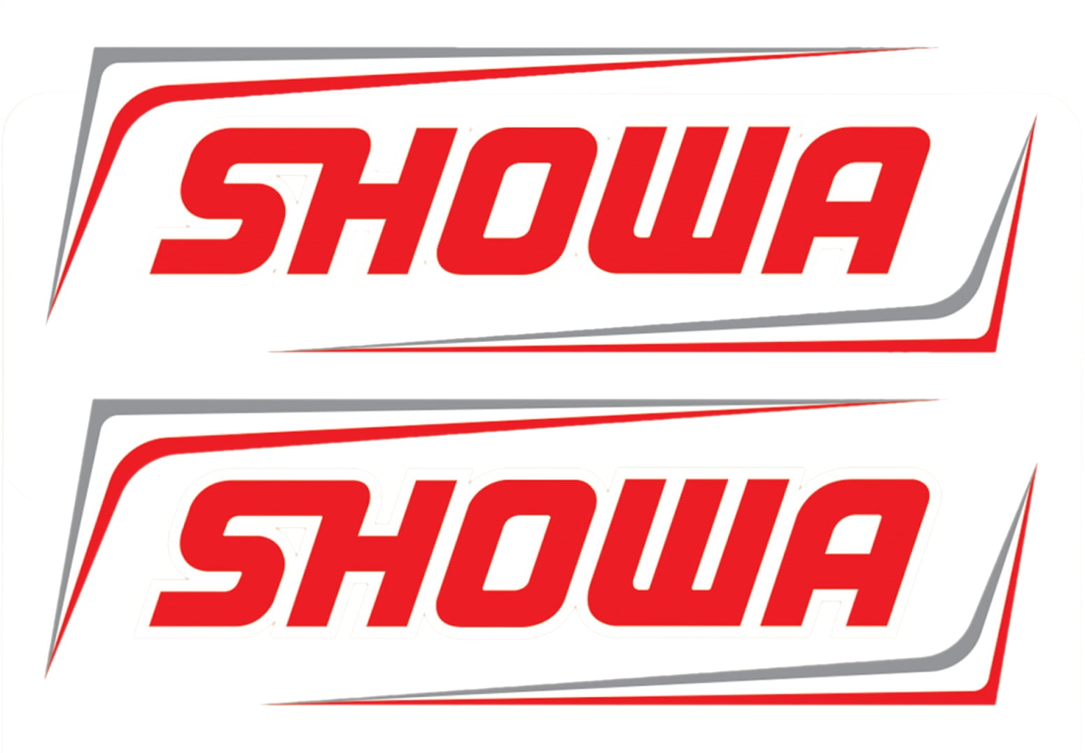 D'Cor Visuals Red/White Showa Upper Fork Decal 2 Pack (40-80-115 ...