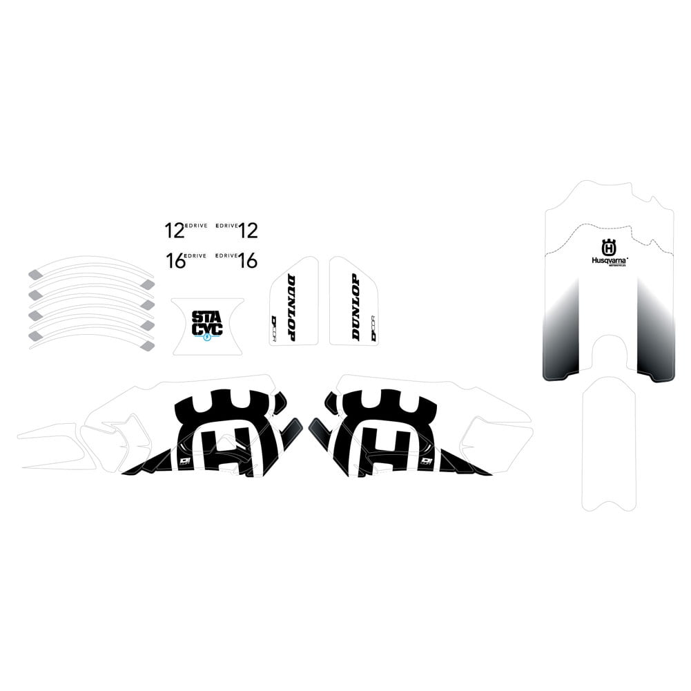 D'Cor Visuals STACYC Stability Cycle Graphics Kit Husky - Walmart.com