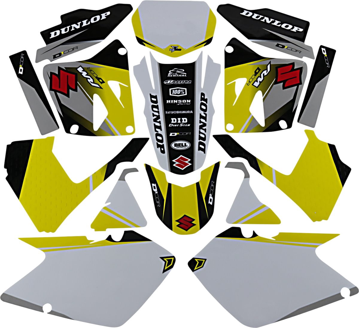 D'Cor Visuals Suzuki Cor 9 Graphics Kit (20-40-127) - Walmart.com