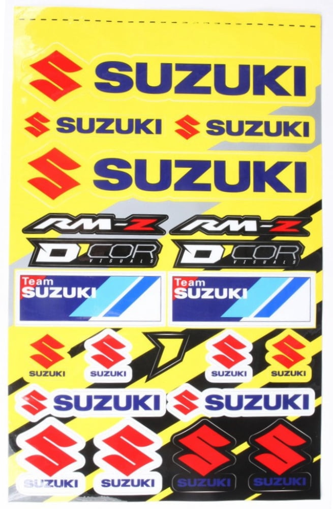 D'Cor Visuals Suzuki Decal Sheet (40-40-104) - Walmart.com
