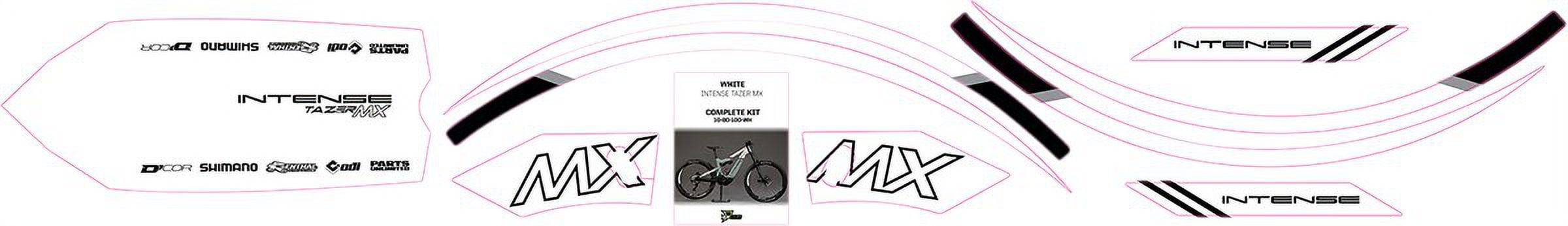 D'Cor Visuals White Tazer MX Graphics Kit (10-80-100-WH) - Walmart.com