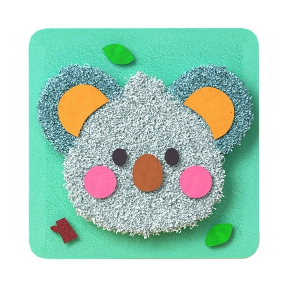 D Creative Textile Art Kit With Embroidery Materials Including Fabric ...