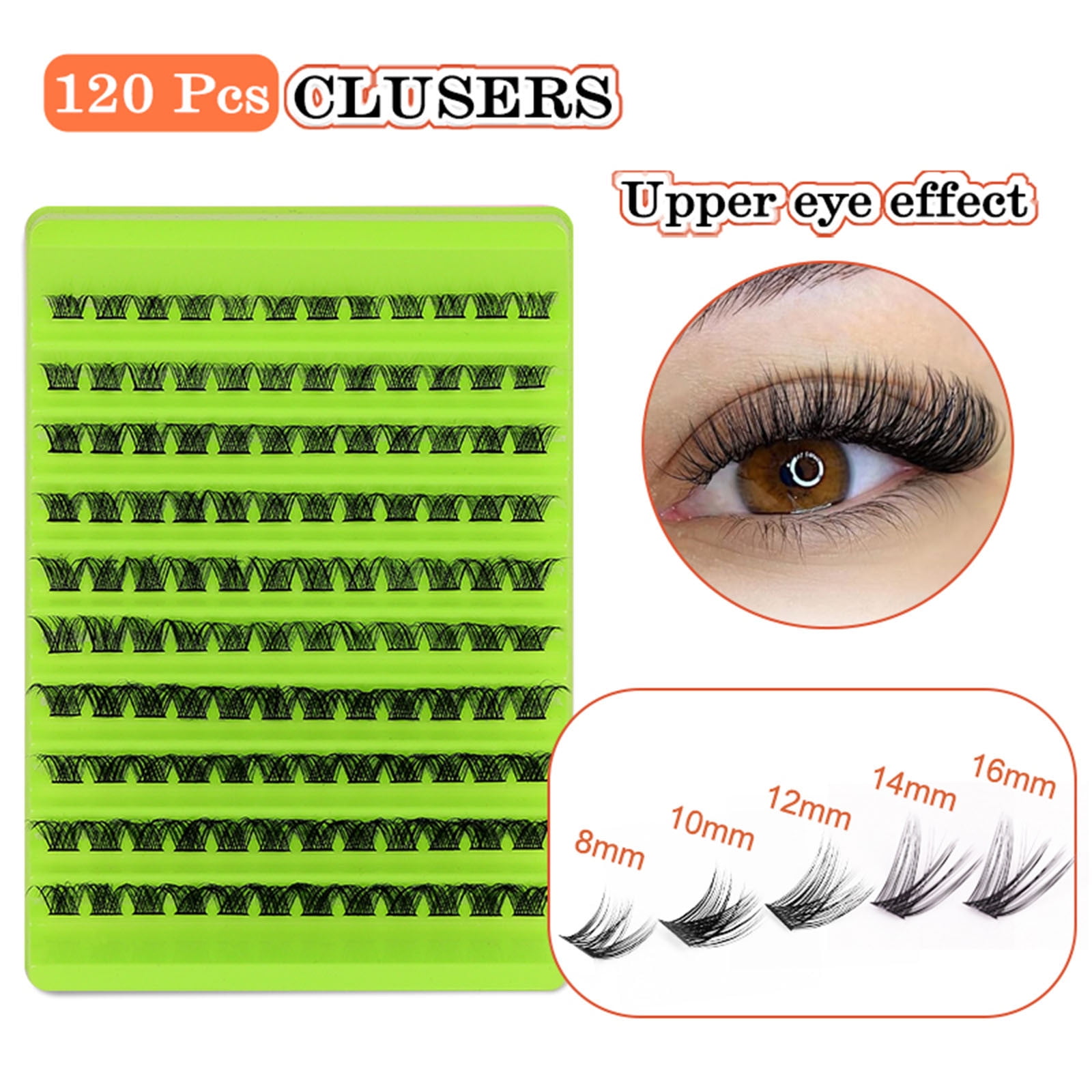 D-Curled Natural Cluster False Eyelashes for Pretty Defined Look ...
