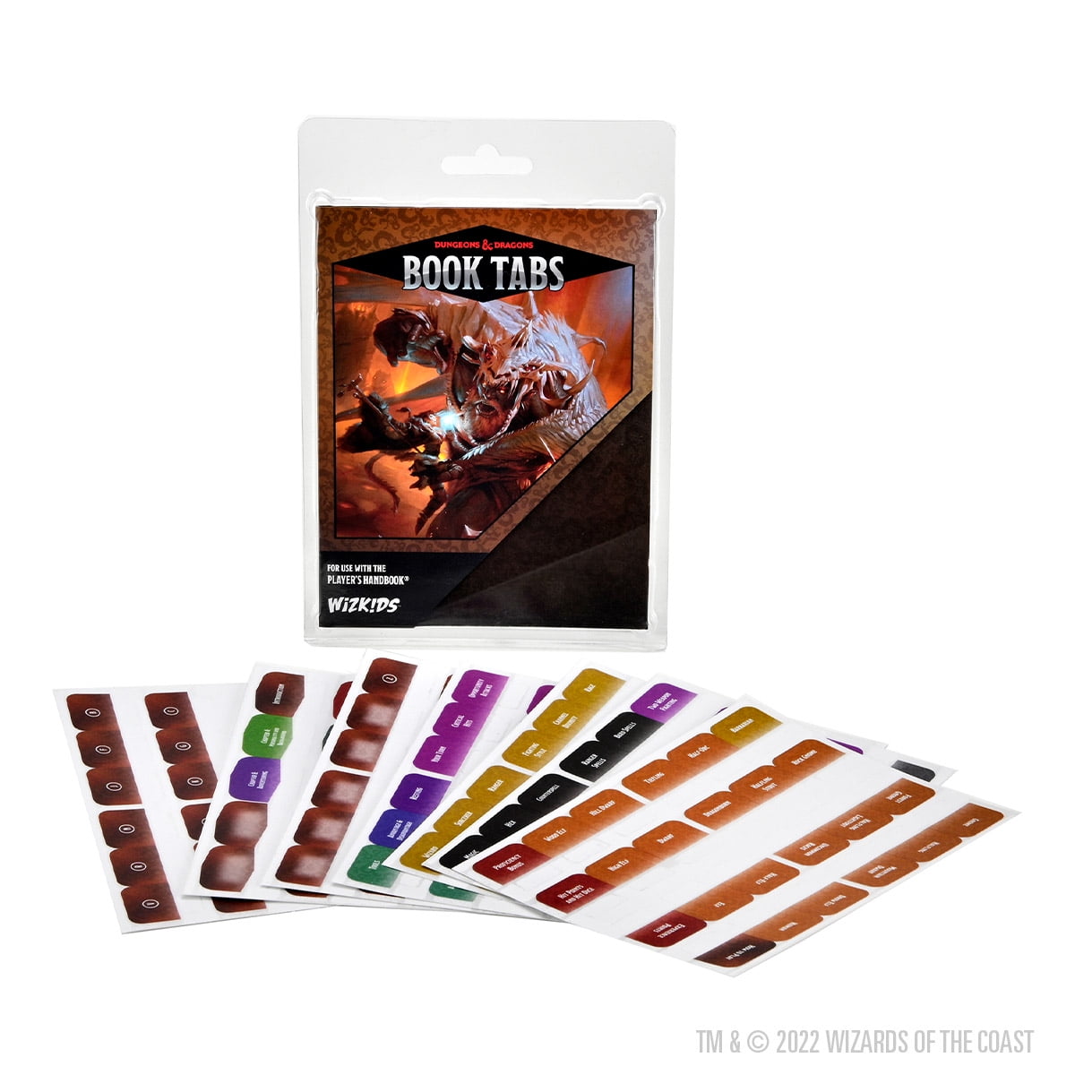 RPG D&D Player's Handbook with Book Tabs for Quick Reference - Walmart.com