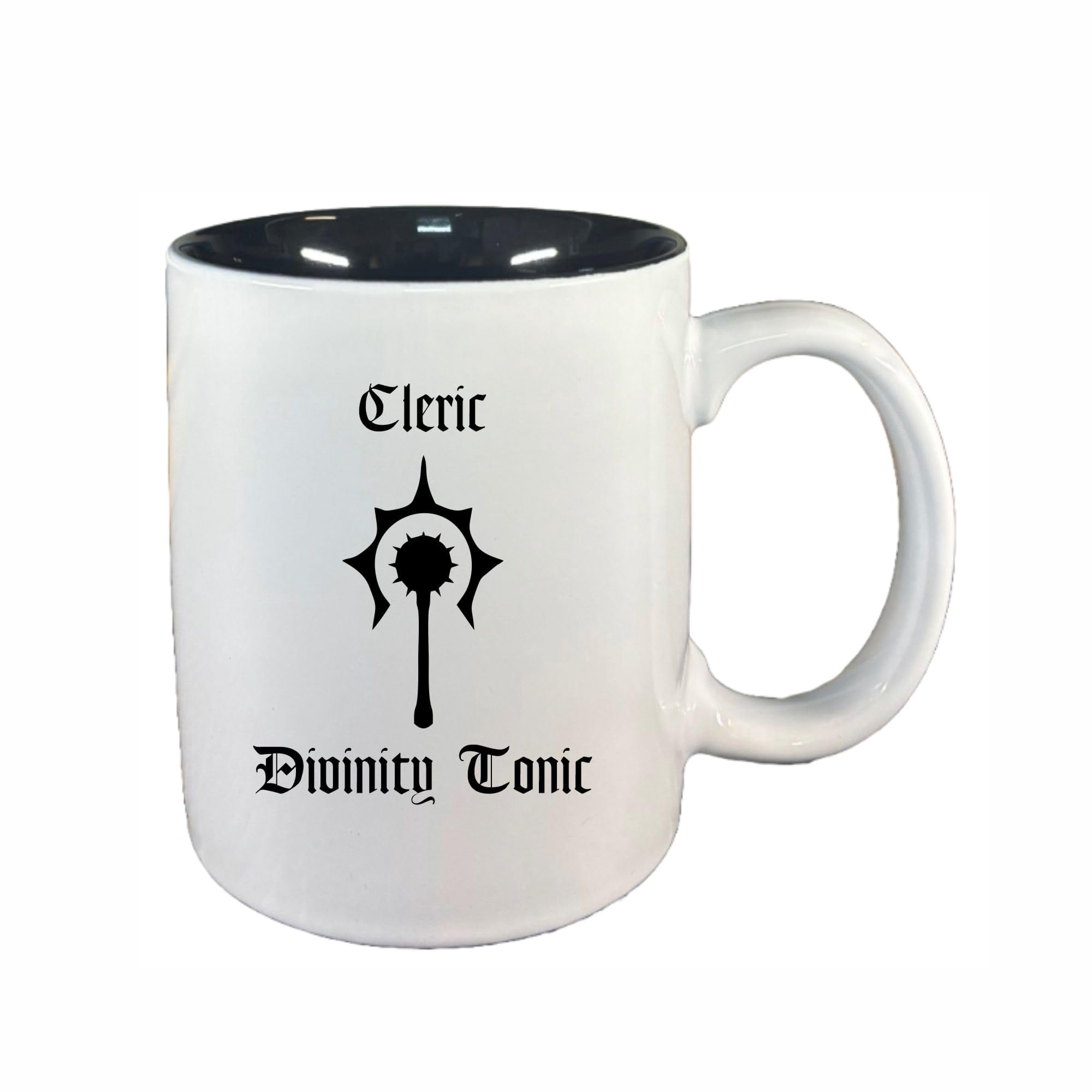 D&D Coffee Mug, Cleric Divinity Tonic 11oz Ceramic Coffee Cup Teacup ...