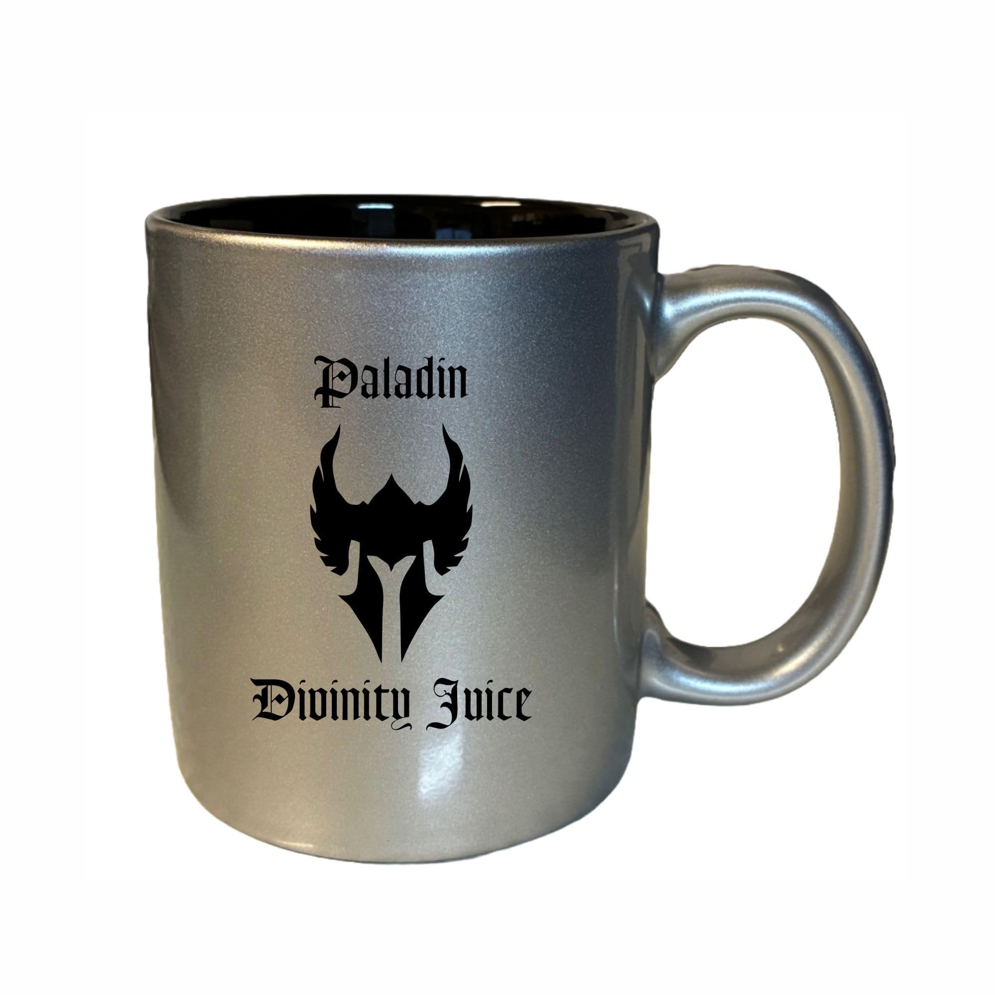 D&D Coffee Mug, Paladin Divinity Juice 11oz Ceramic Coffee Cup Teacup ...