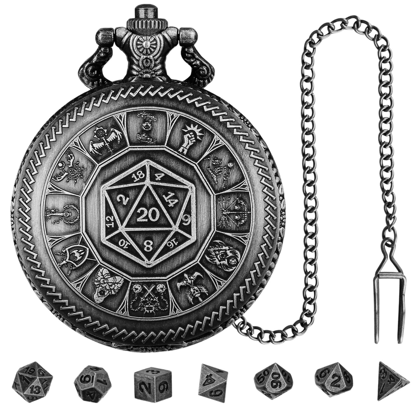 D&D Dice Set, Watch Case for Dnd Dice Set, Zinc Alloy Watch Case for ...