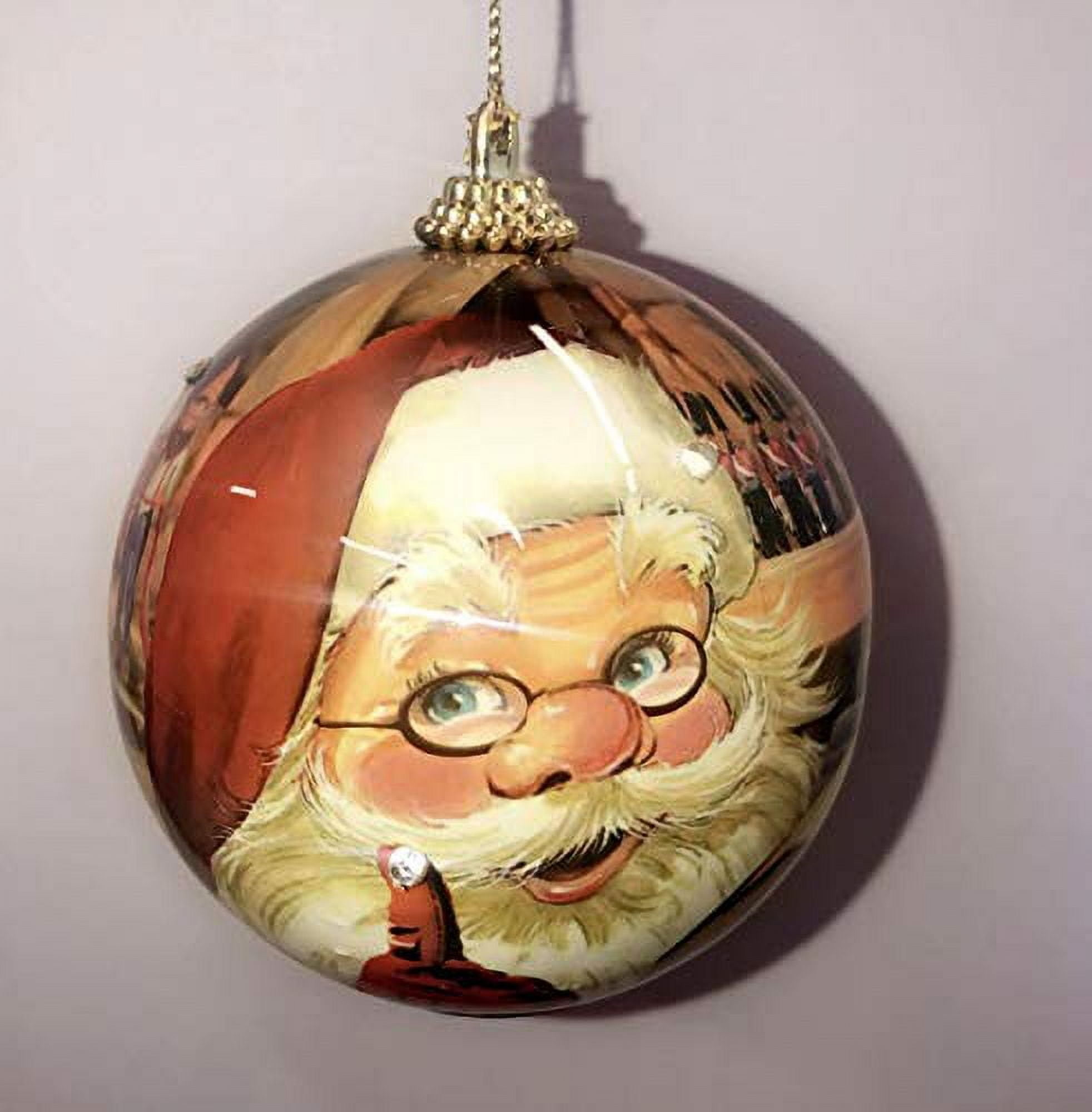 D&D Distributing Olde World Santa Blinking Ornament - Walmart.com