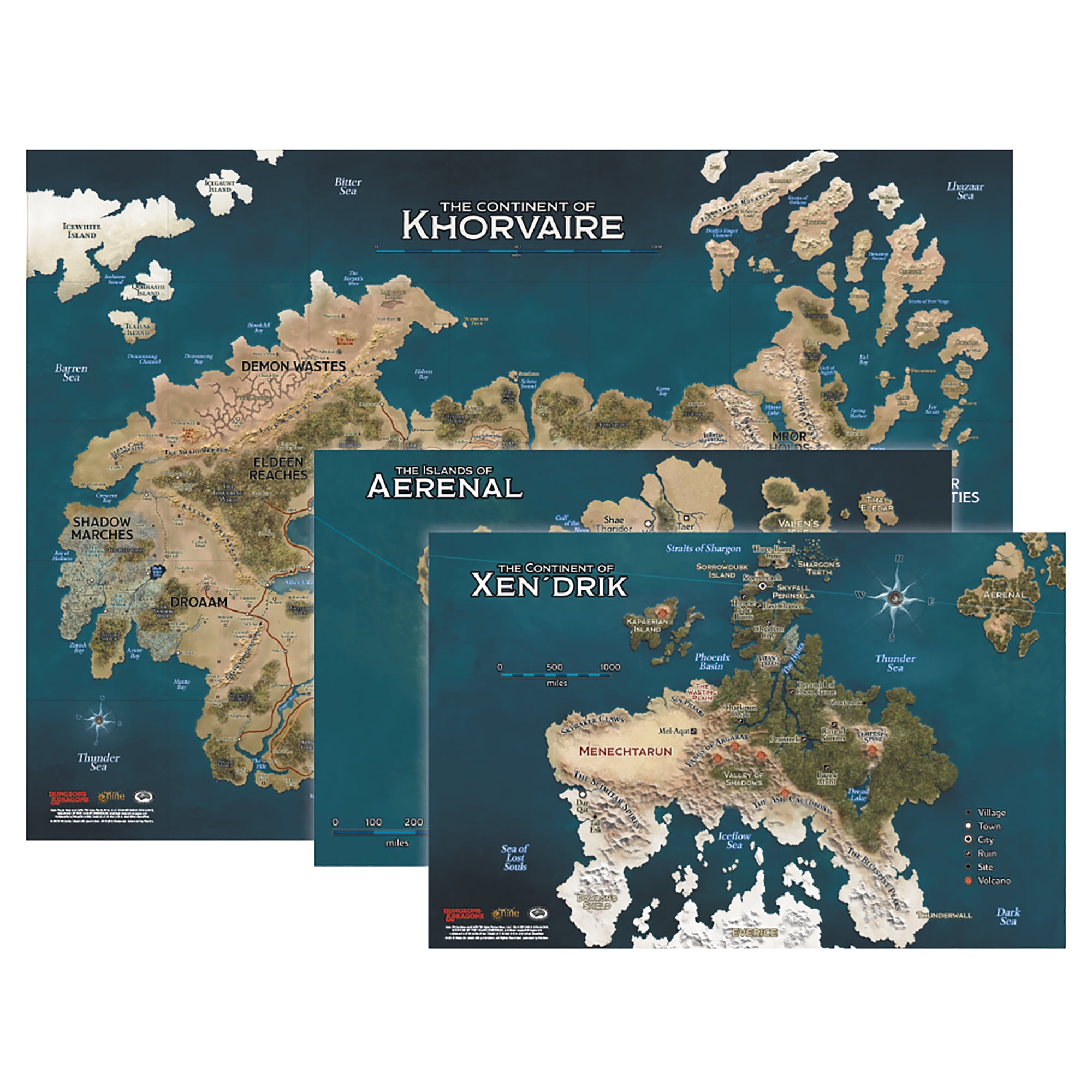 D&D: Eberron: 3 Map Set - GF9's Official Dungeons & Dragons Tapletop ...