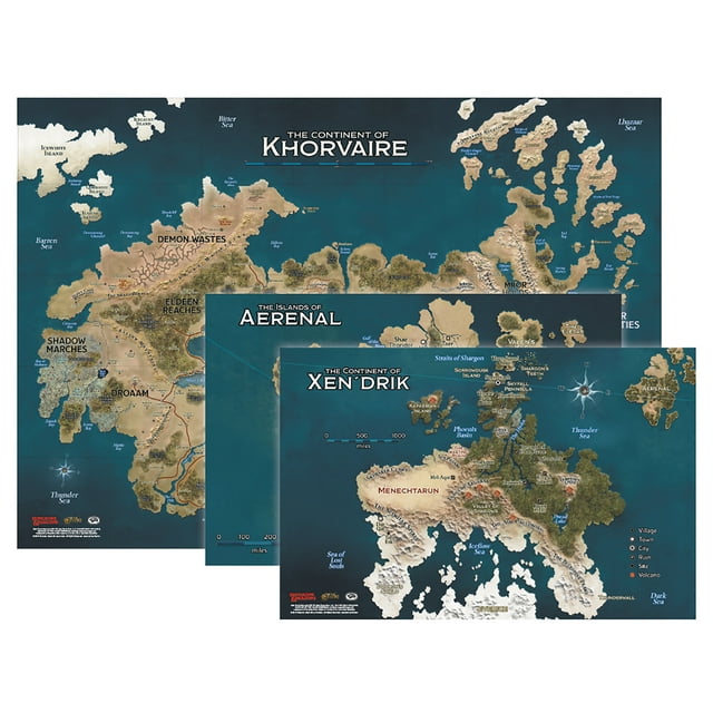 D&D: Eberron: 3 Map Set - GF9's Official Dungeons & Dragons Tapletop ...