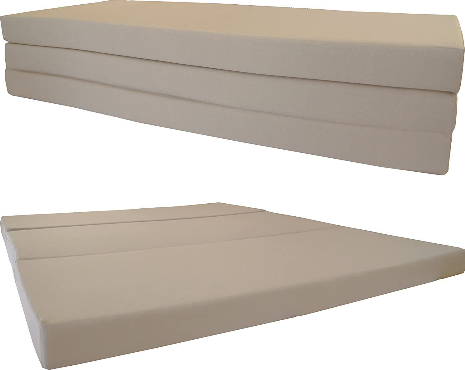 D&D Futon Furniture Shikibuton Tri Fold Foam Beds, Tri-Fold Bed, High ...