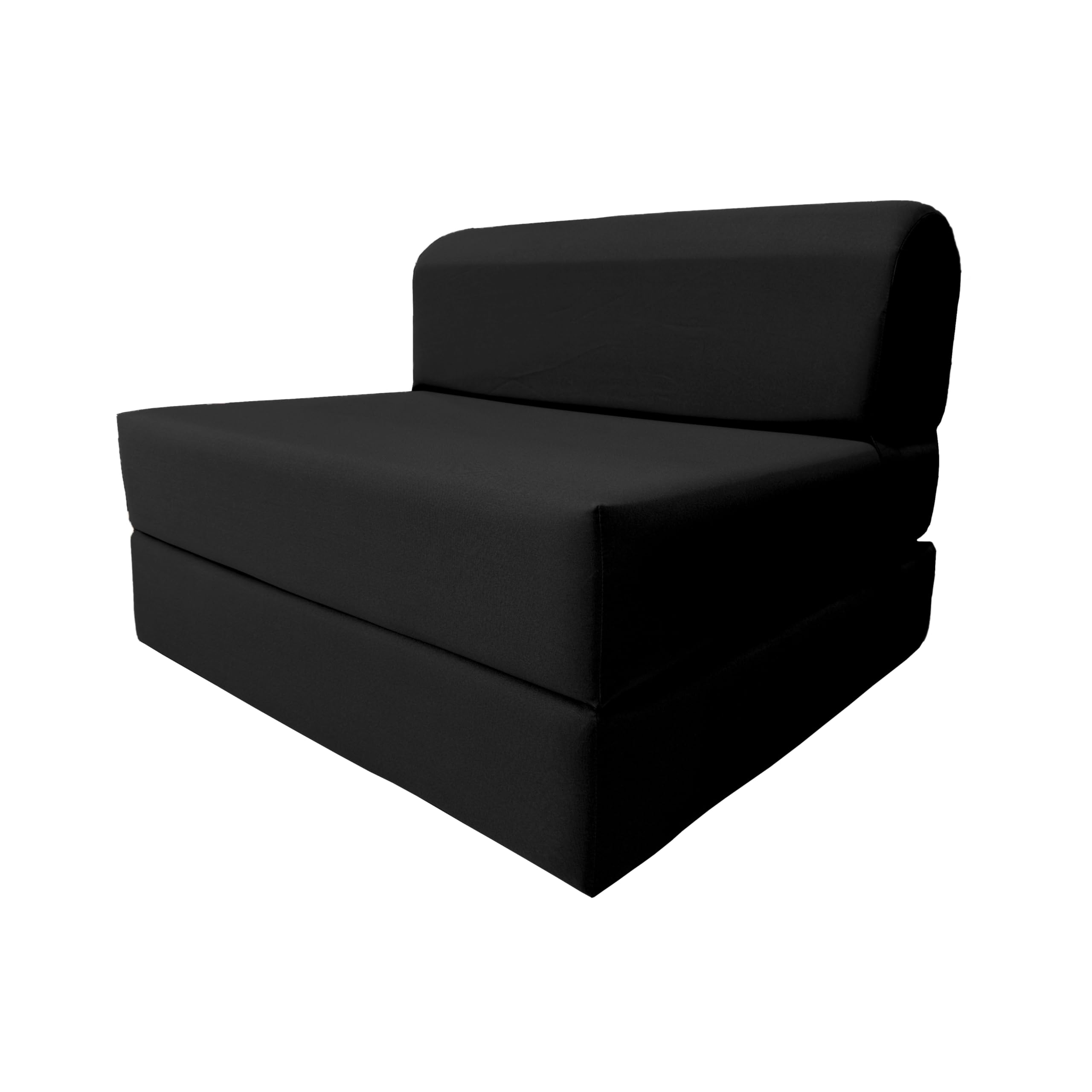 D&D Futon Furniture Sleeper Chair Folding Foam Bed, Portable Studio ...