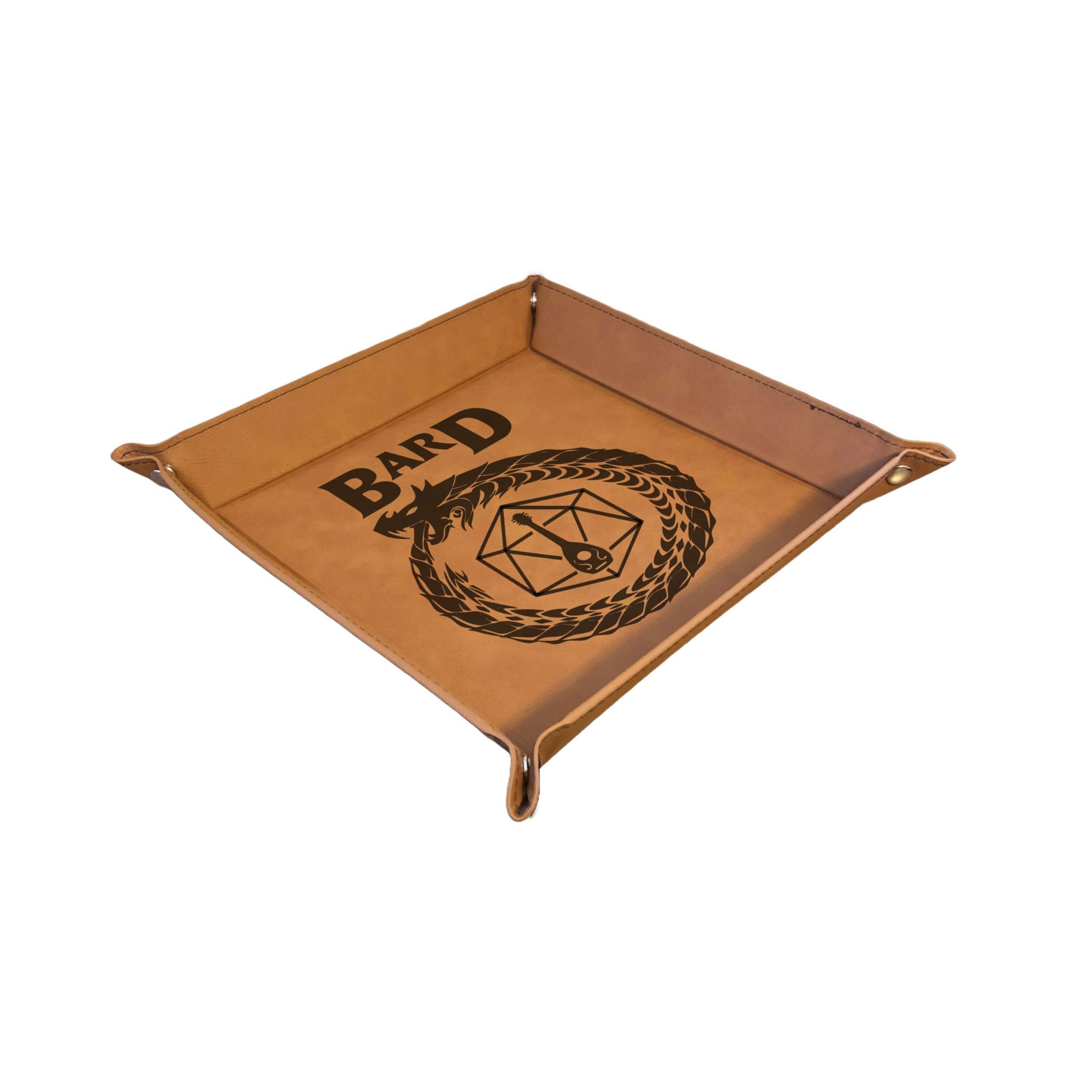 D&D Gifts DND Dice Tray Bard Class Symbol D20 Dragon Ring Symbol ...