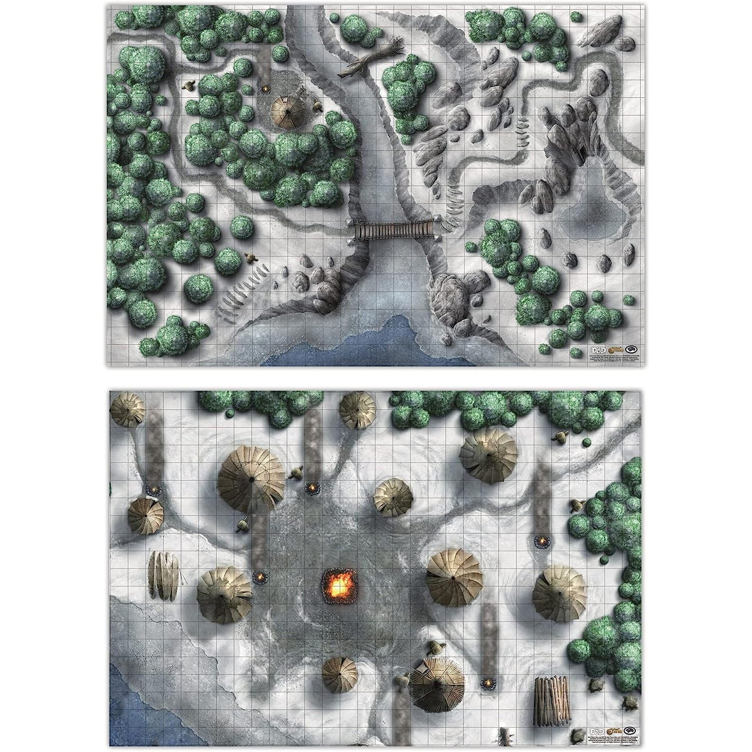 D&D: Icewind Dale Encounter: 2 Map Set - (2X 20x30) - GF9's Official ...