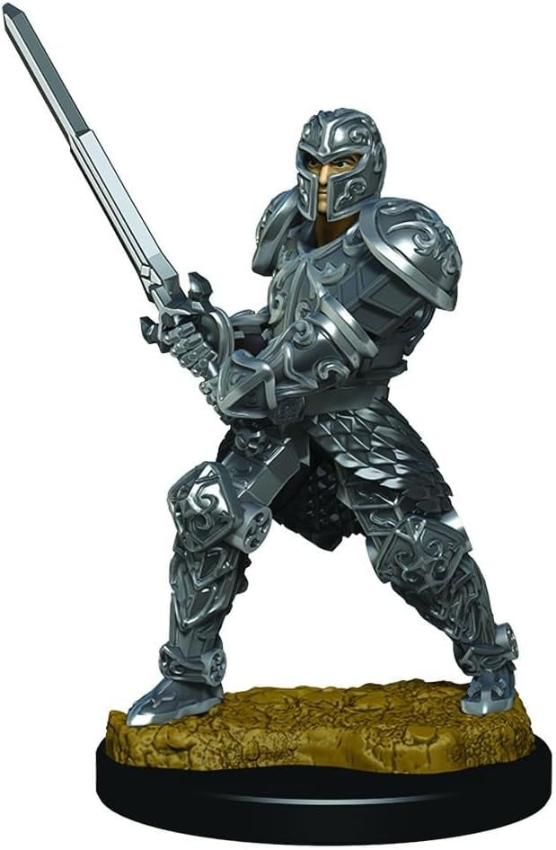 D&D Icons of the Realms Premium Figures: Male Human Fighter - Walmart.com