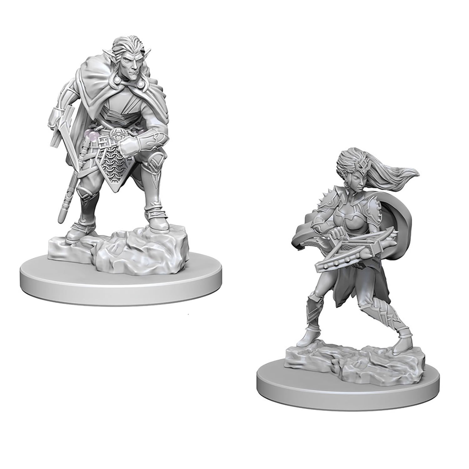 D&D Nolzur's Marvelous Miniatures: Drow - 2 Unpainted Miniatures ...