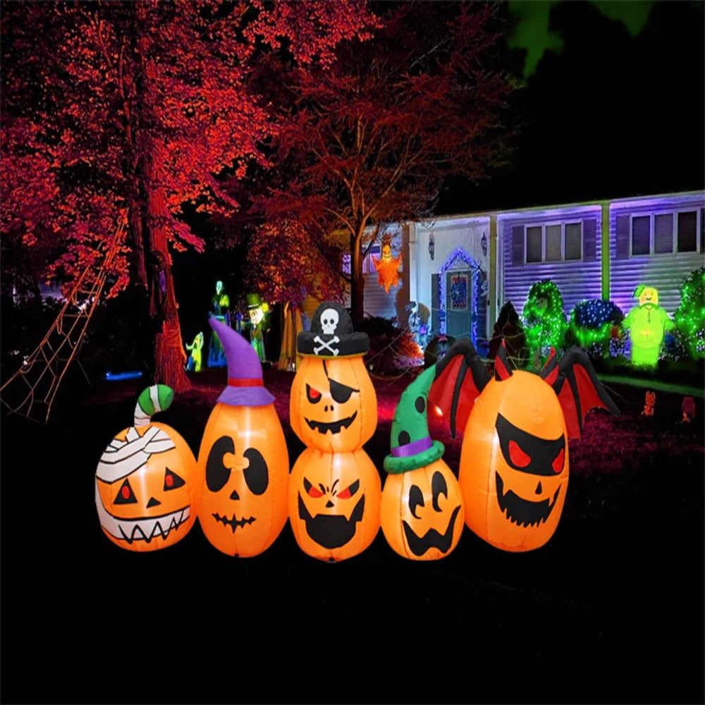 D&D Products (4ft-9ft) Halloween Inflatable LED Light Up Archway ...