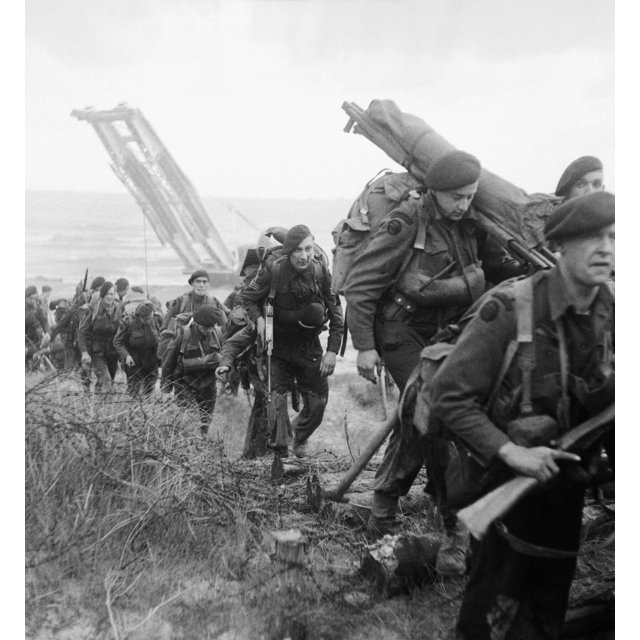 D-Day Royal Marine Commandos Ww2 Glossy Poster Picture Photo Print ...
