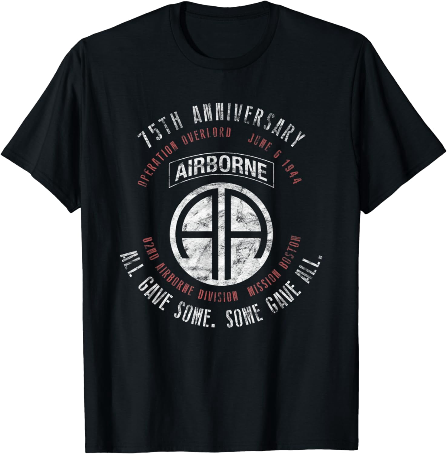 D-Day 75th Anniversary 82nd Airborne WWII Vintage Tee - Walmart.com