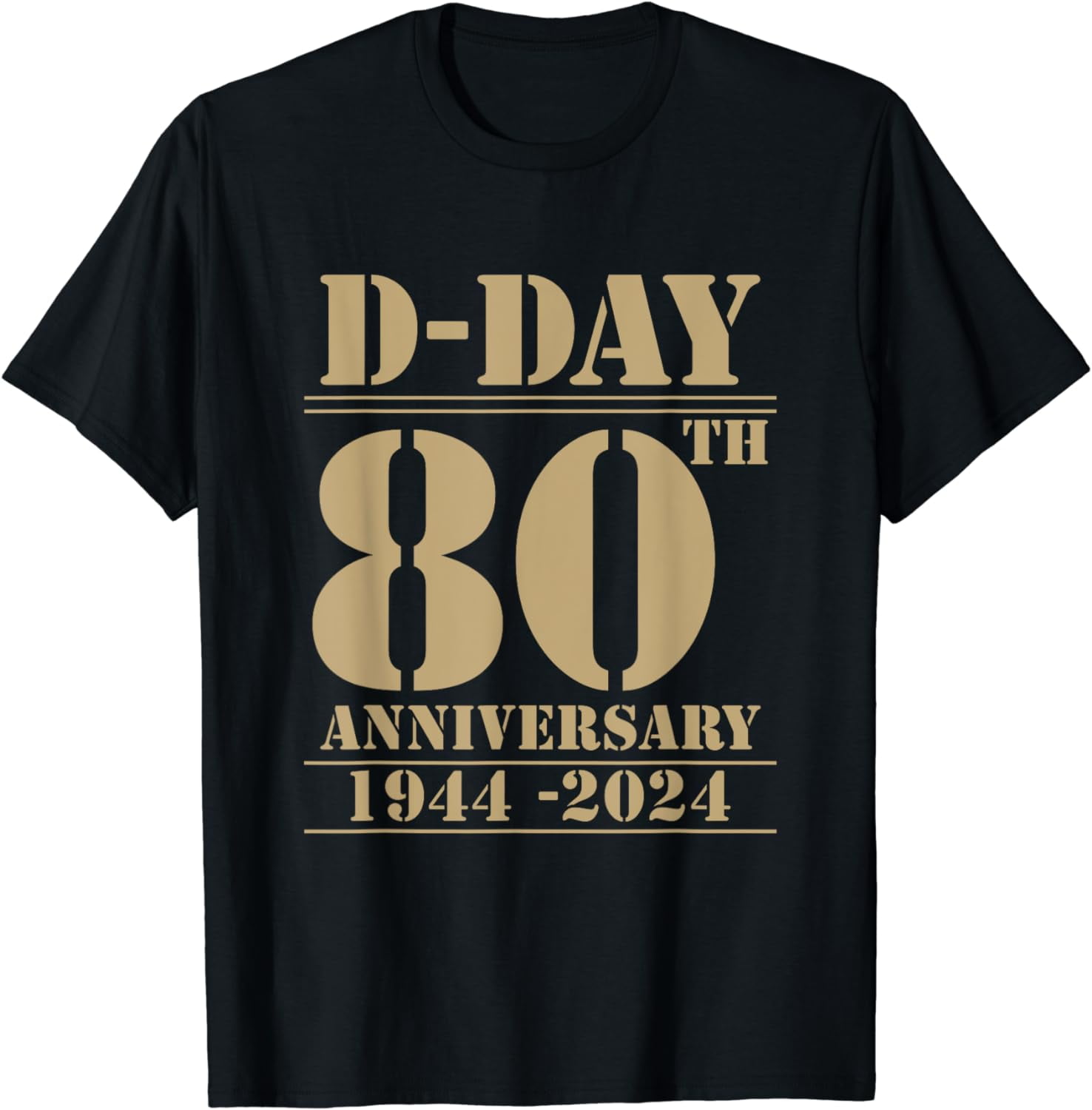 D-Day Invasion 80th Anniversary WW2 Operation Overlord WWII T-Shirt ...