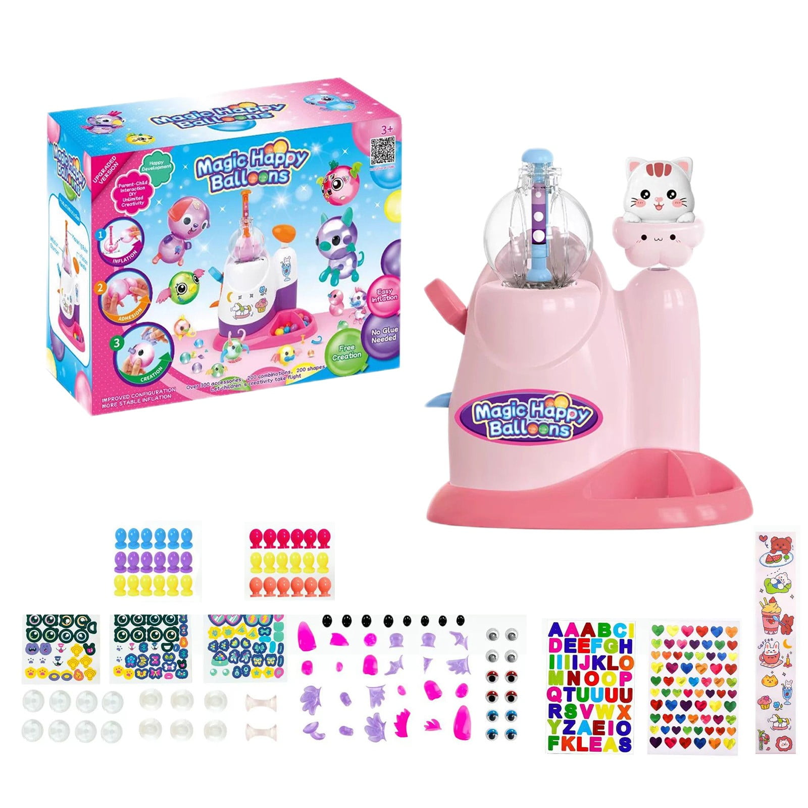 D Diy Inflatable Toy Handmade Bubble Maker Craft Kit For Kids Creative ...