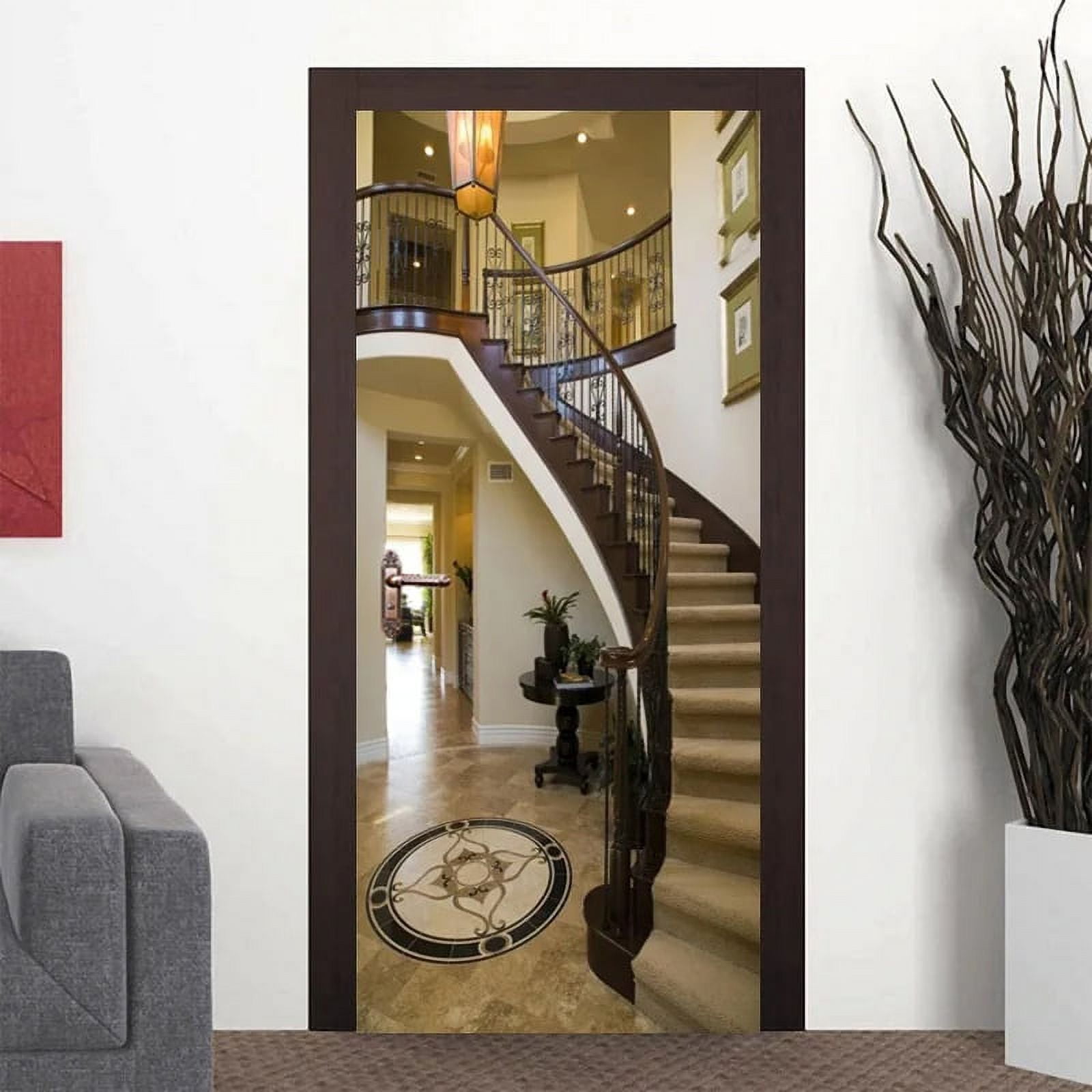 D Door Sticker Wallpaper Mural Removable Vinyl Self-adhesive New York ...