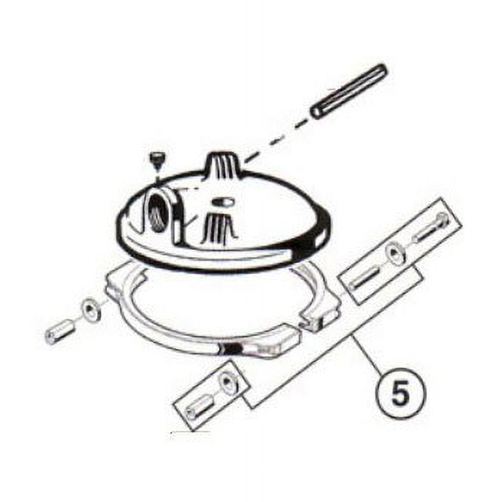 D.E.CX4000CHK Clamp Assembly Hardware Kit for Perflex Extended-Cycle D ...