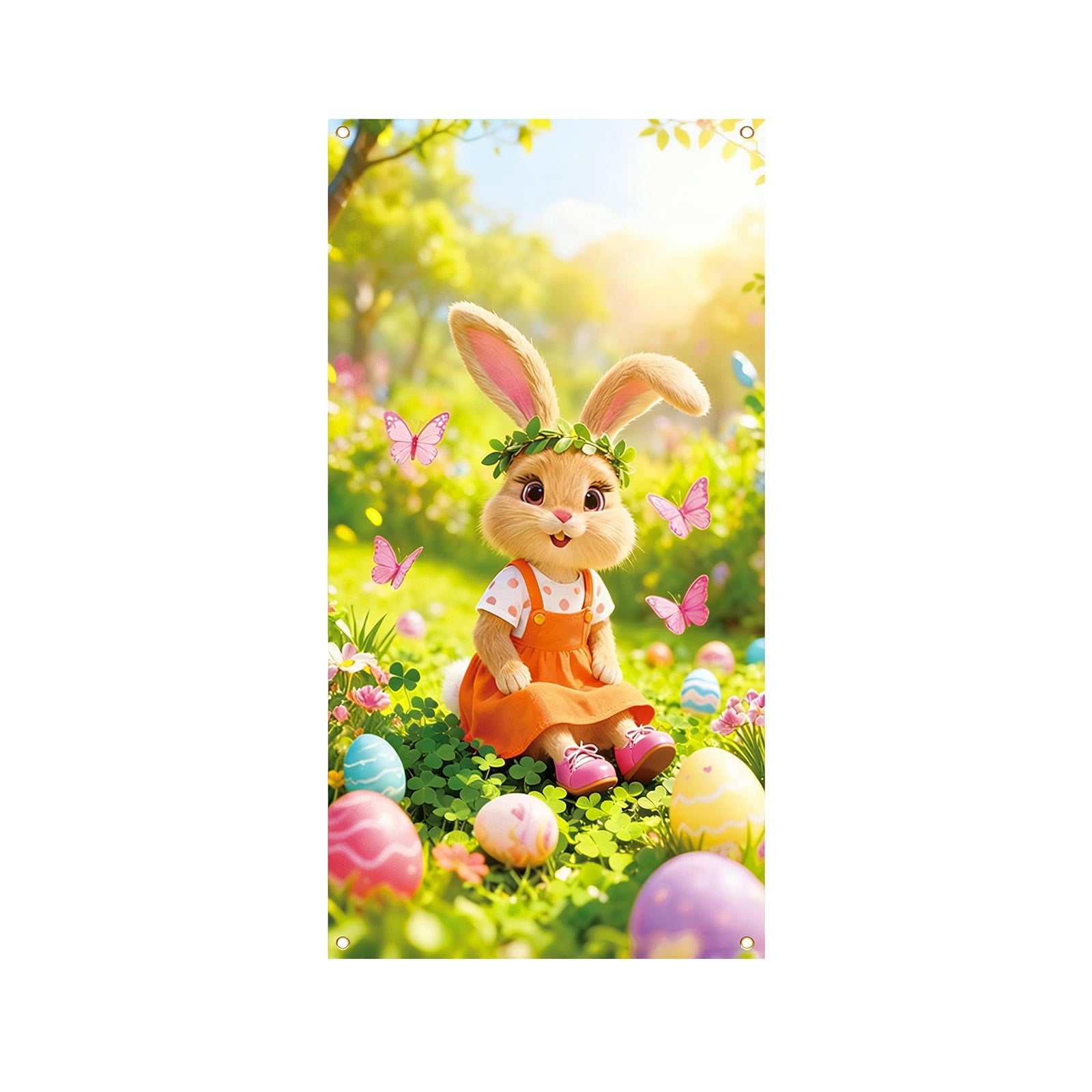 D Easter Decorative Door Cover 35X72 Inches Door Curtain Wall ...