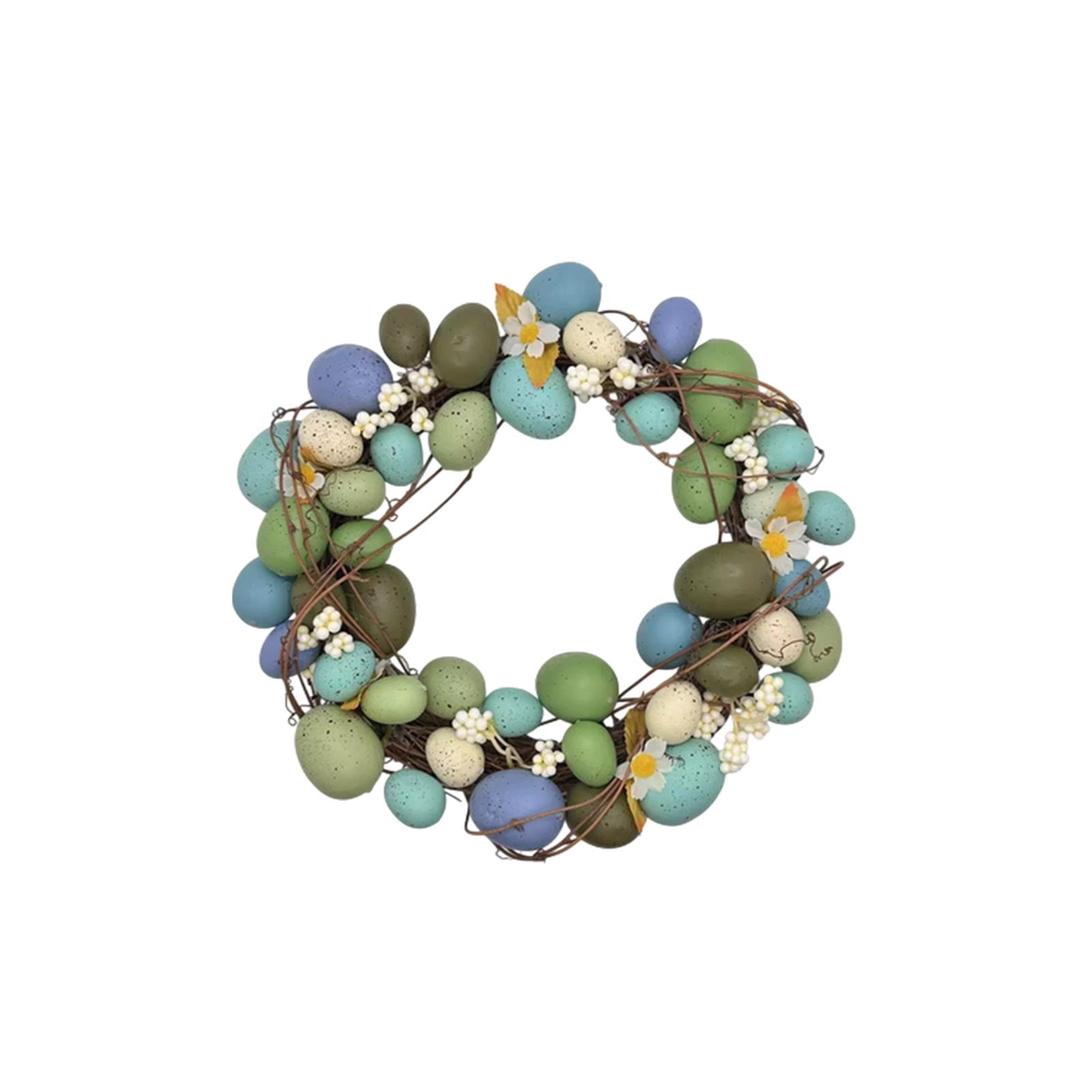 D Easter Egg Wreath Artificial Ring Door Hanging for Home Party Scene ...