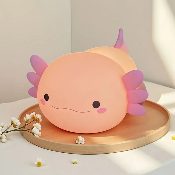 D.FAMILY Joyful Duck Night Light - Gentle Glow Bedside Lamp with Touch ...