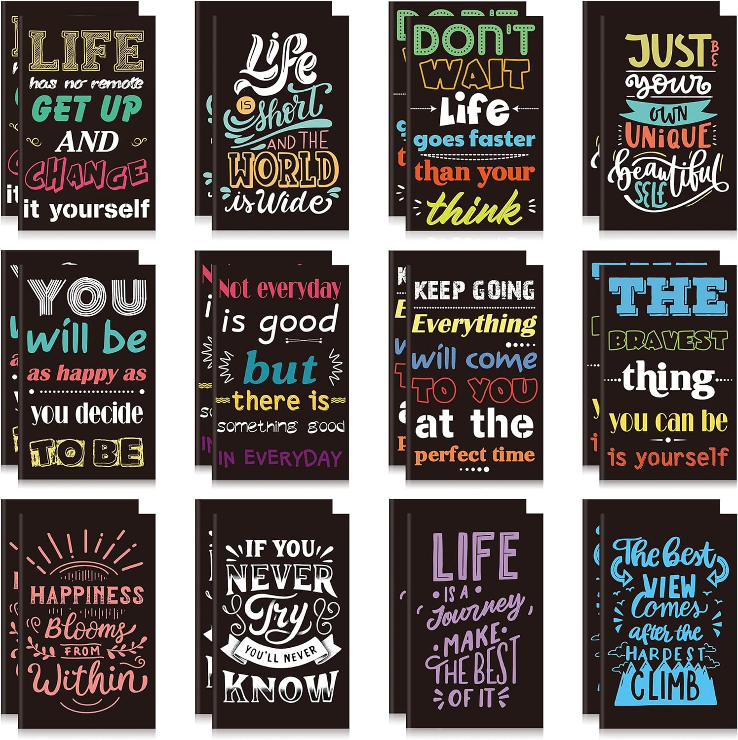 Fun Express - Spiral Rainbow Glitter Notebooks - Stationery - Notepads ...