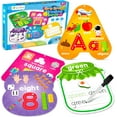 D-fantix Bulletin Board 58-Piece Alphabet & Numbers Bulletin Board Set - Classroom Decor Toddler ...