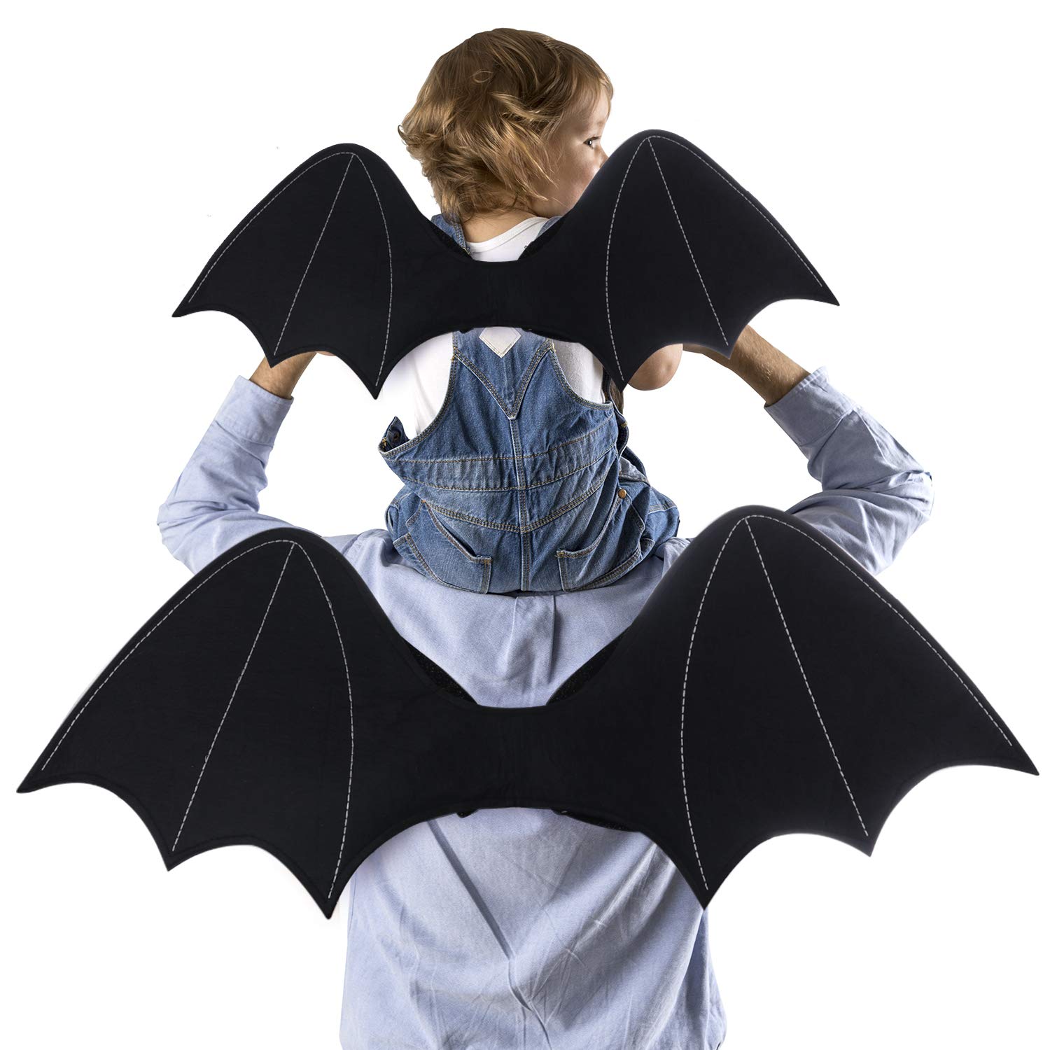 Loftus Halloween Costume Large Bat Wings, Black, One Size (70 ...
