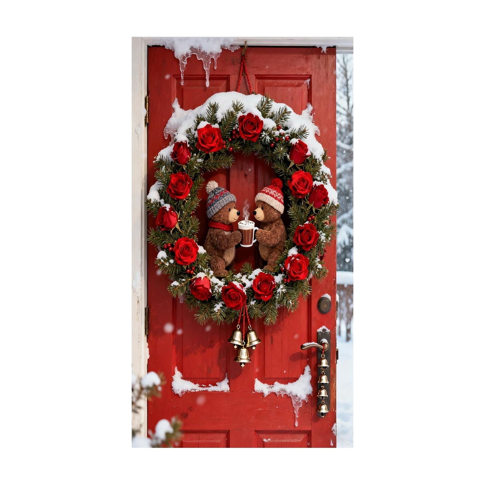 D Festival Celebration Door Decoration With Sturdy Fabric, Easy To ...