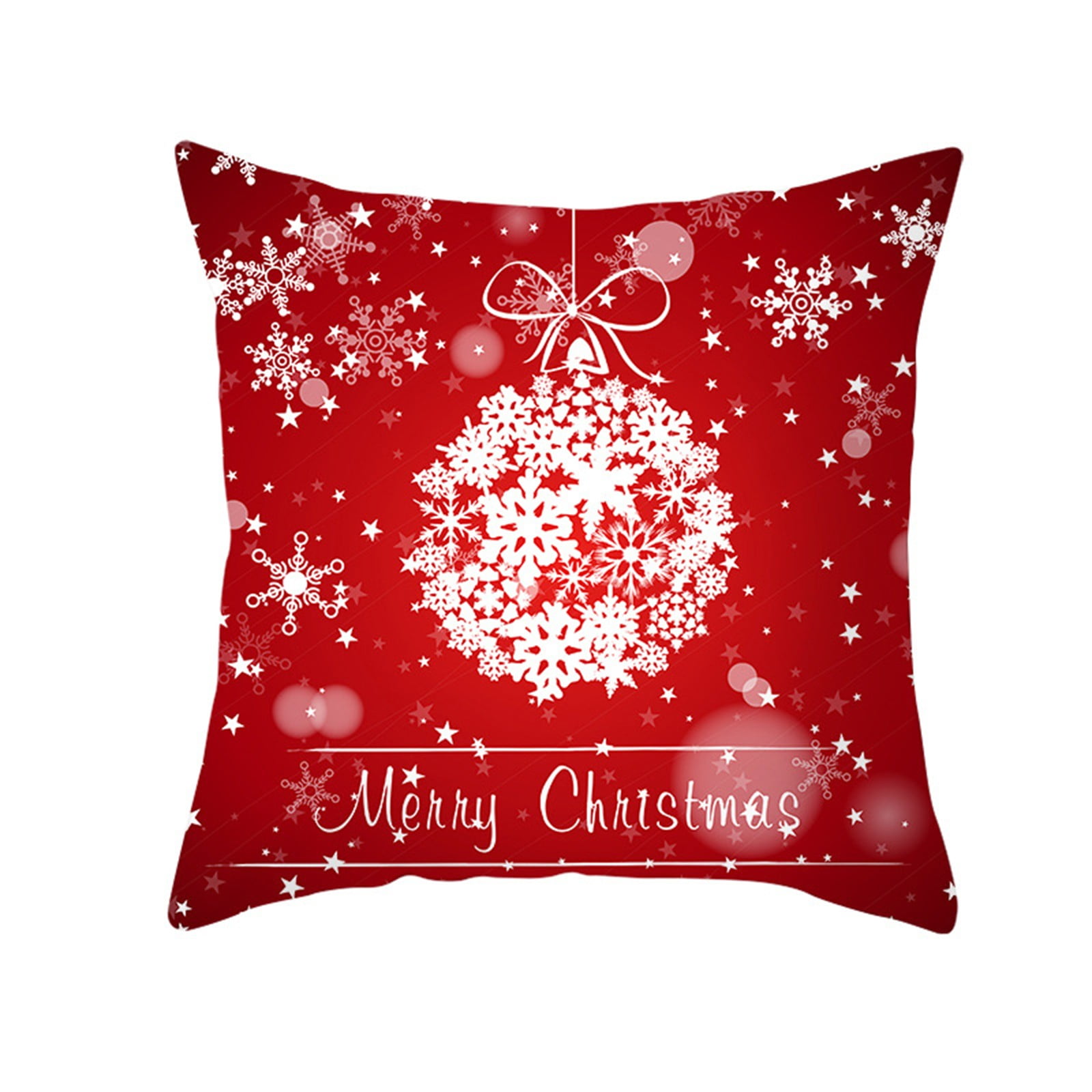 D Flannel Christmas Pillow Cover For Home And Office Decor Includes 1 ...