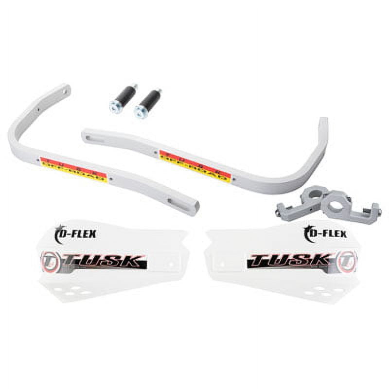 D-Flex Handguards with MX Shields White 1 1/8" Bar Mounts - Walmart.com